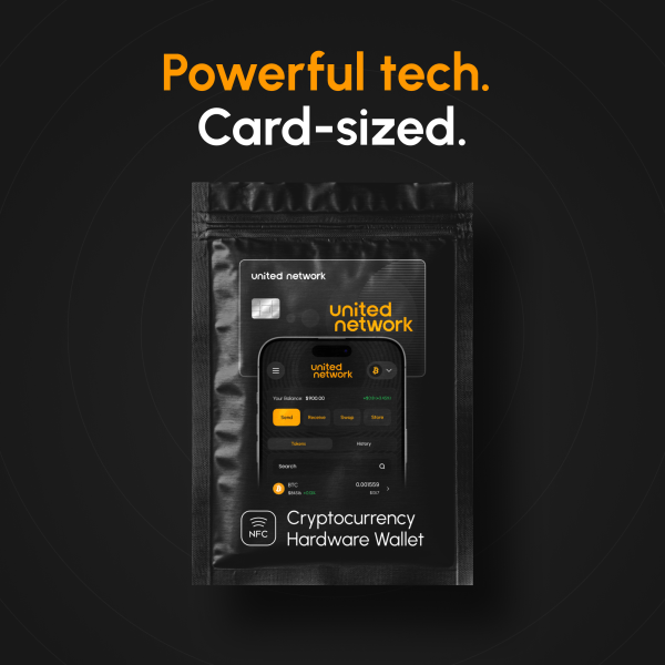 NFC Crypto Hardware Wallet – United Network / Shop